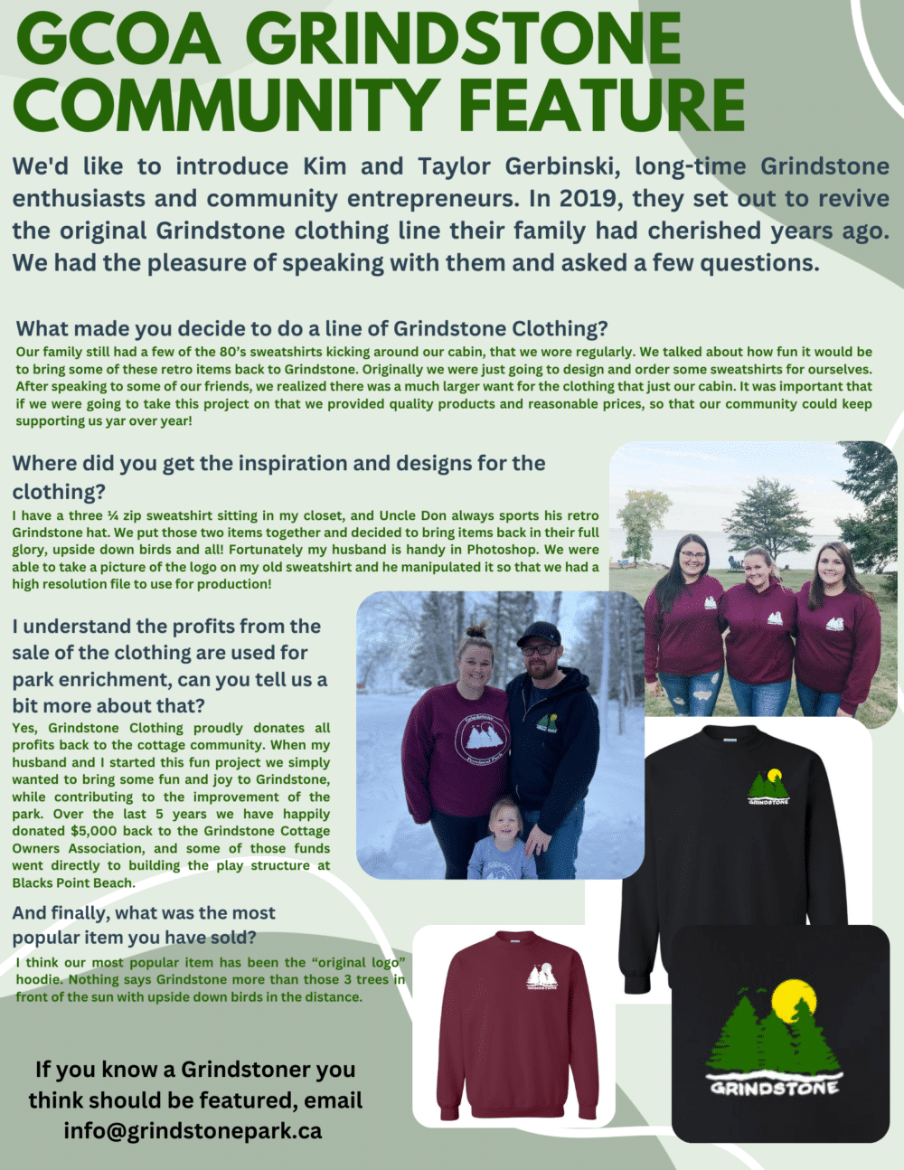 Grindstone Clothing Archives - Grindstone Cottage Owners Association